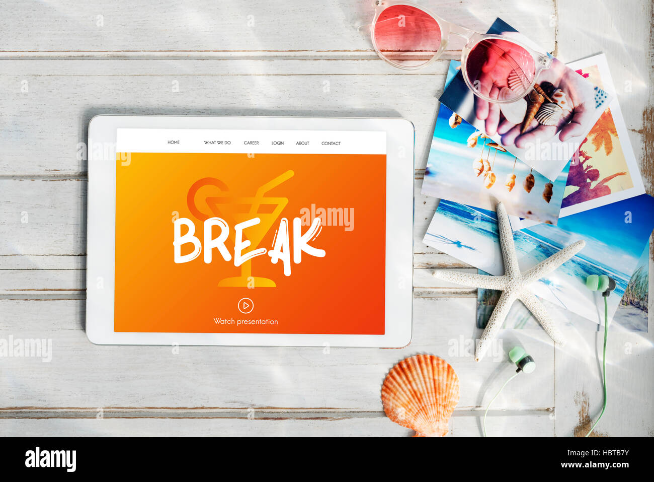 Vacation Break Relax Chill Concept Stock Photo - Alamy