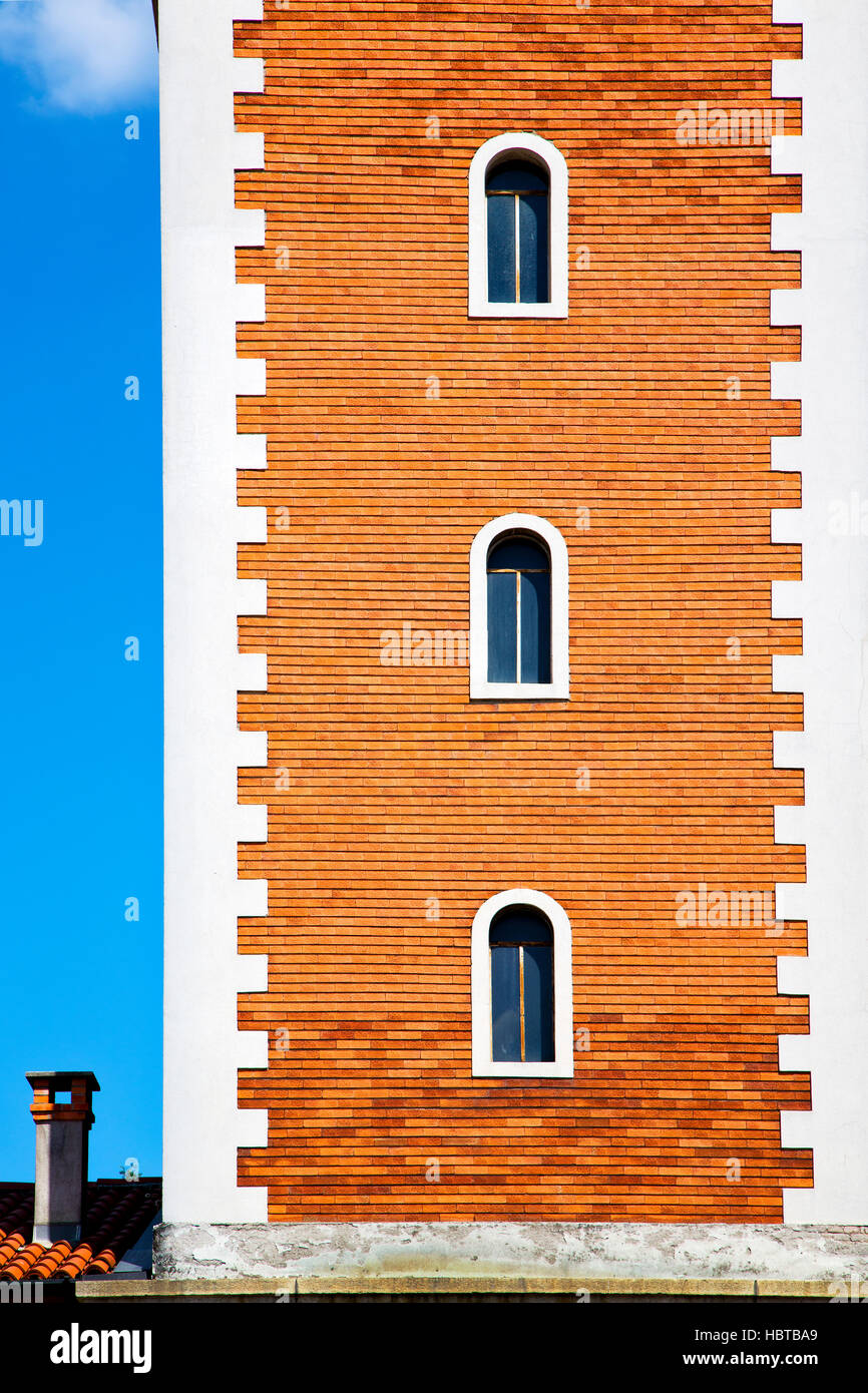 church olgiate olona italy the old wall terrace church window chimney ...