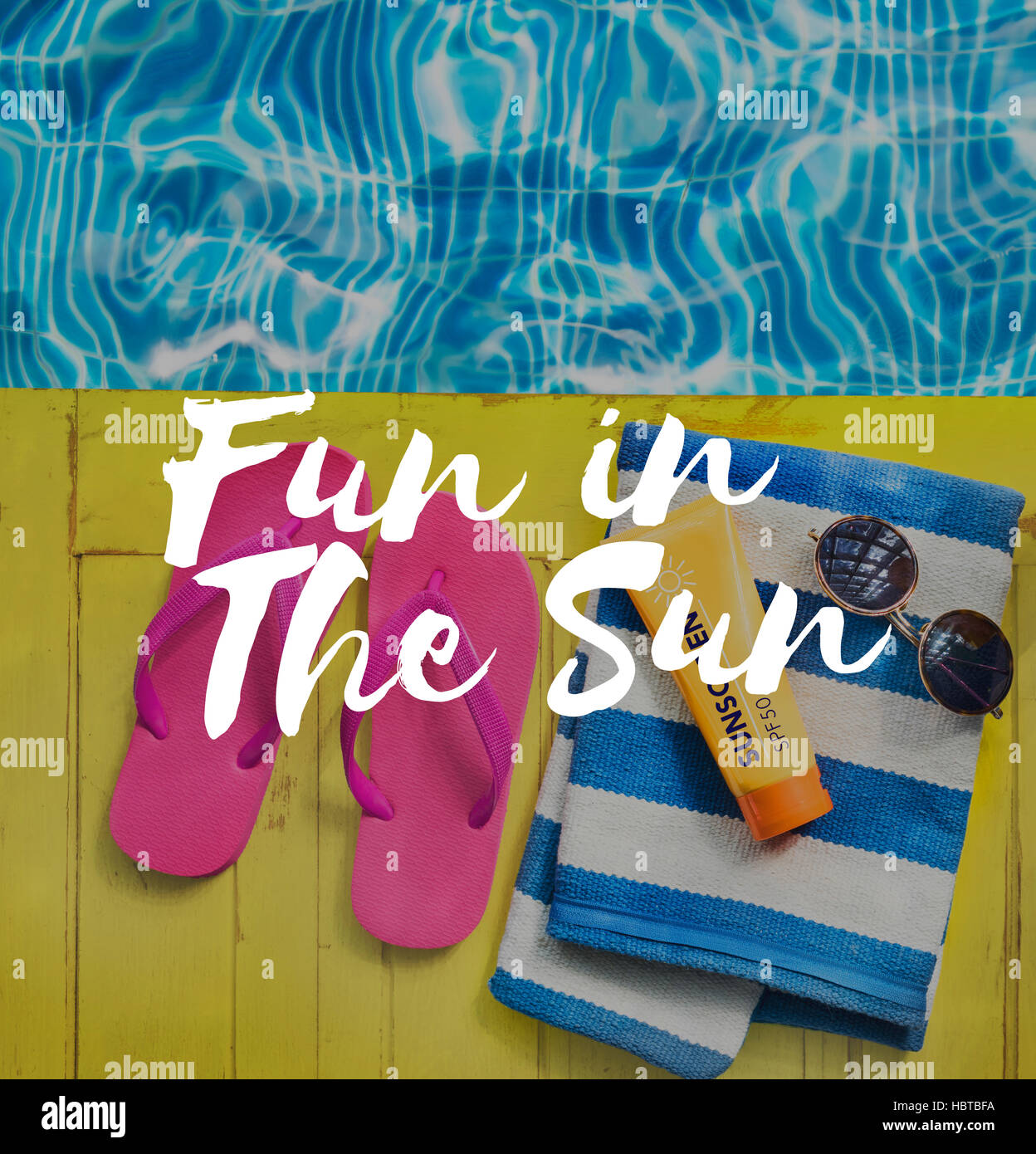 Freedon Summer Fun Relaxation Concept Stock Photo - Alamy