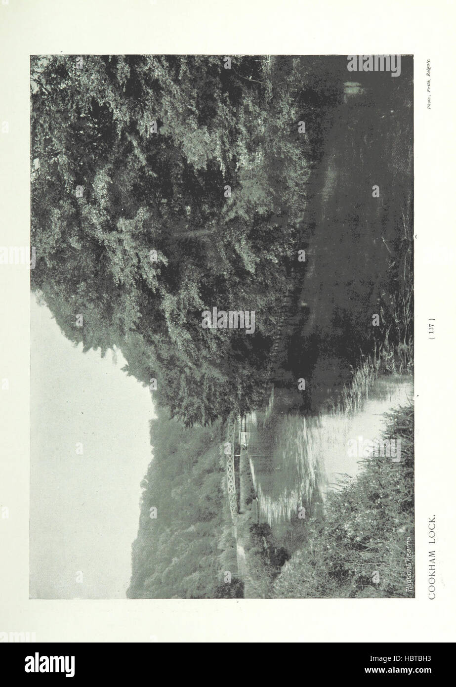 Illustration depicting the River Thames from Richmond to Oxford ...