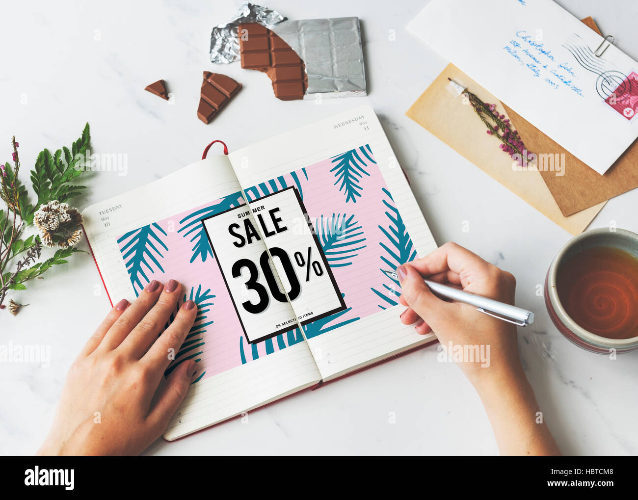 Sale Discount Promotion Marketing Graphic Concept Stock Photo - Alamy