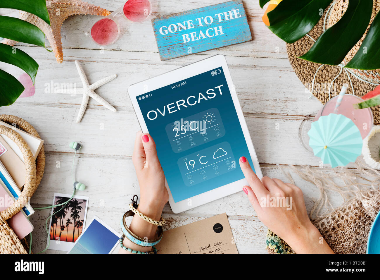 Overcast Weather Forecast Climate Temperature Concept Stock Photo - Alamy