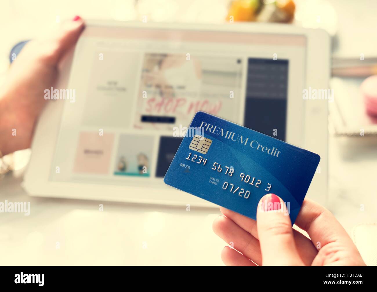 Person Shopping Online Connection Concept Stock Photo - Alamy