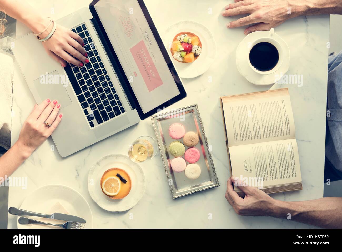 Startup Digital Device Tablet Concept Stock Photo - Alamy
