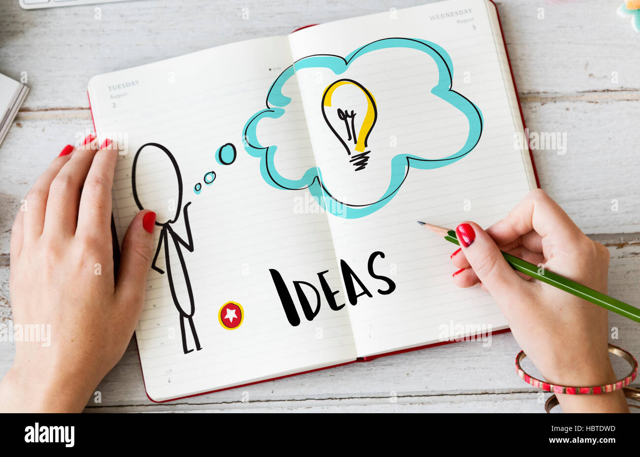 Ideas Creative Innovation Design Concept Stock Photo - Alamy