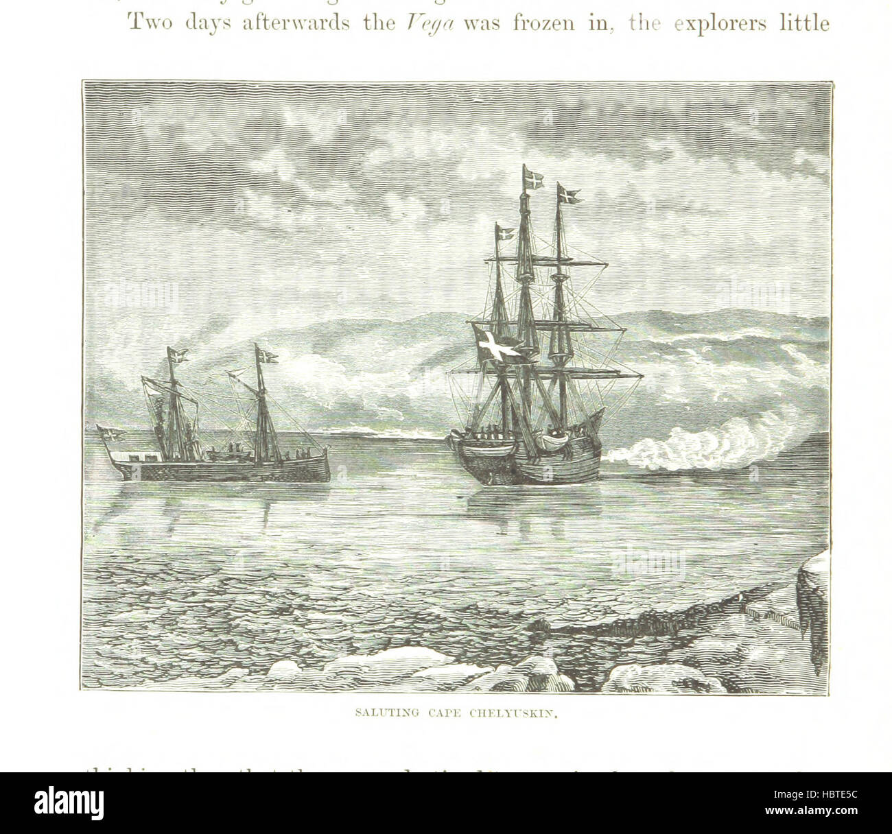 This image from page 96 depicts modern explorers in various landscapes ...