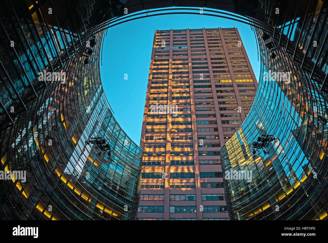Circular glass building hi-res stock photography and images - Alamy