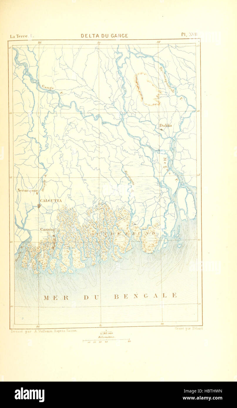 This page from 'La Terre' describes the Earth's physical features ...