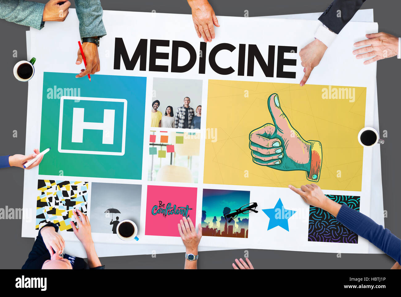 Hospital Healthcare Treatment Cure Concept Stock Photo - Alamy