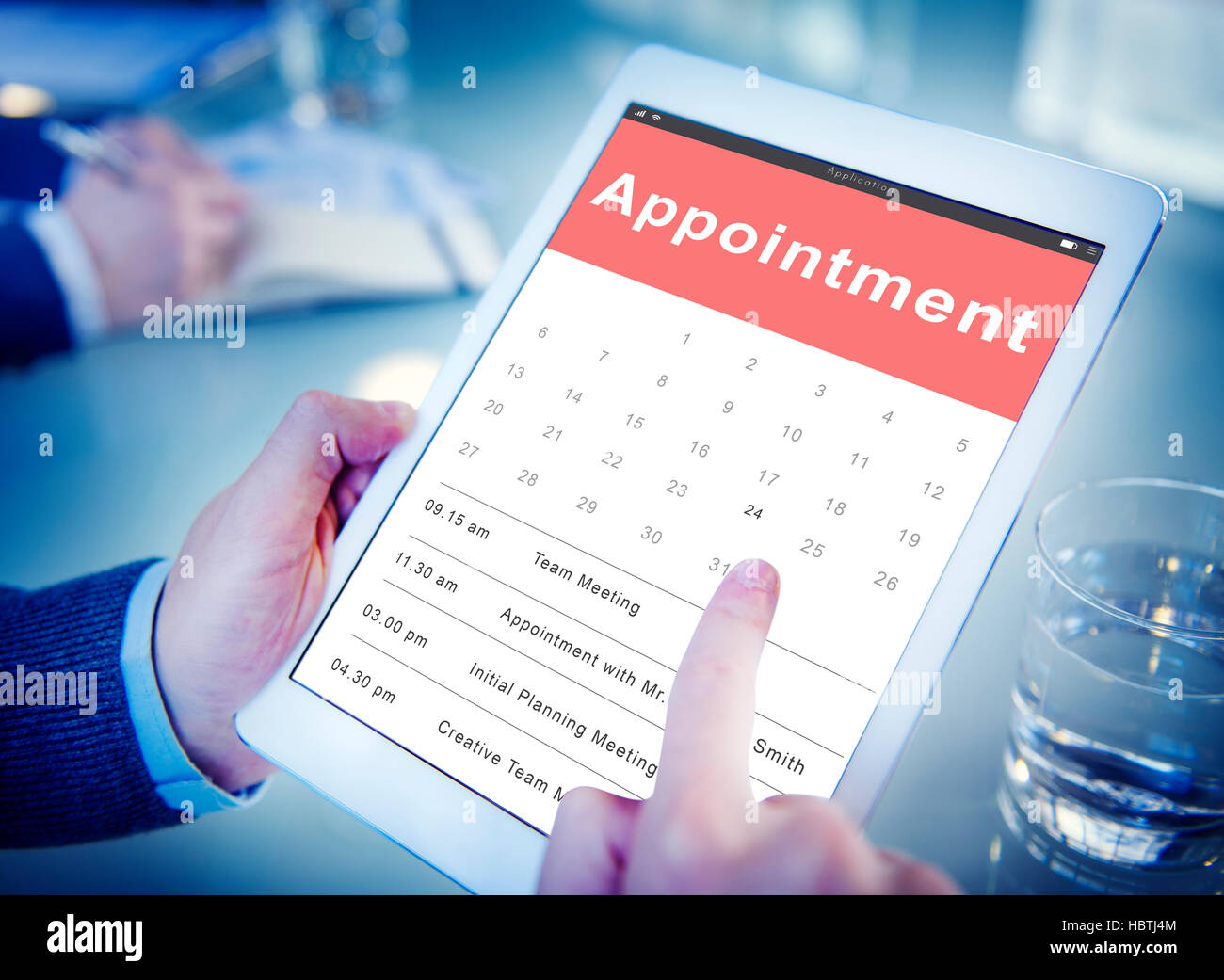 Appointment Schedule Calendar Event Meeting Concept Stock Photo - Alamy