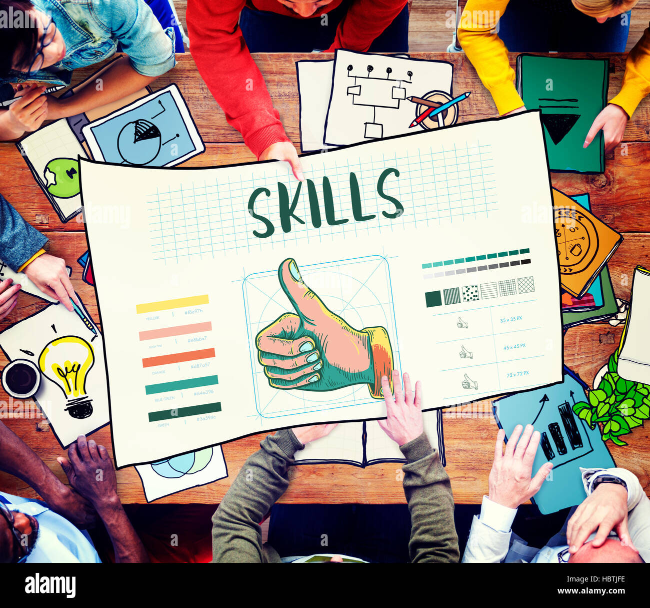 Branding Design Practice Success Creative Concept Stock Photo - Alamy