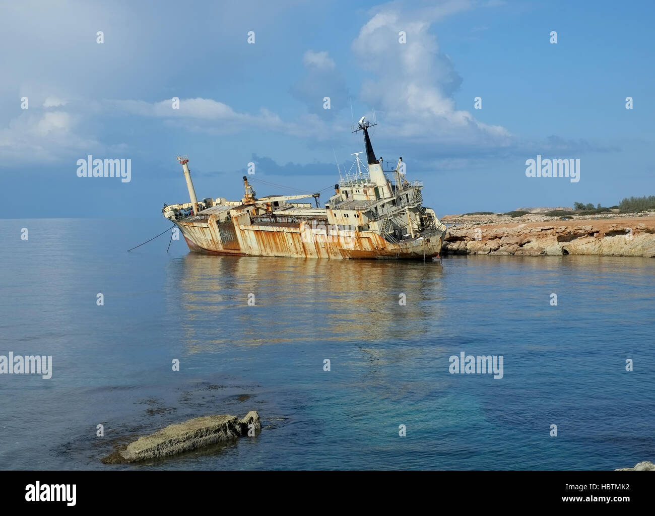 Abandoned Ship On Rocks Near High Resolution Stock Photography and ...