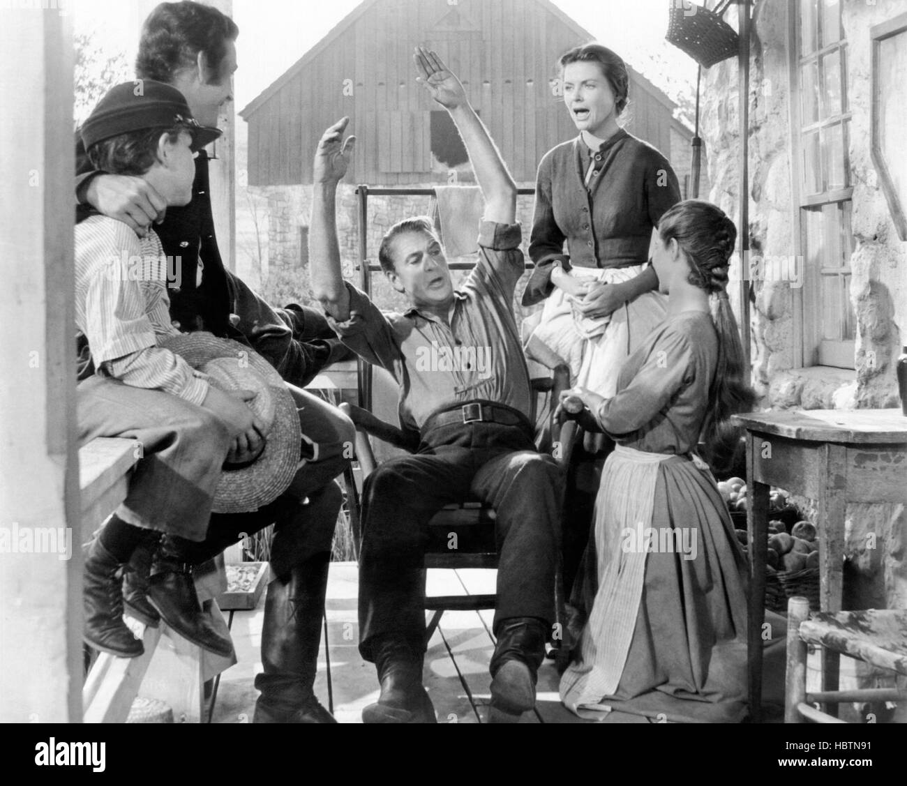 FRIENDLY PERSUASION, from left, Richard Eyer, Mark Richman, Gary Cooper ...