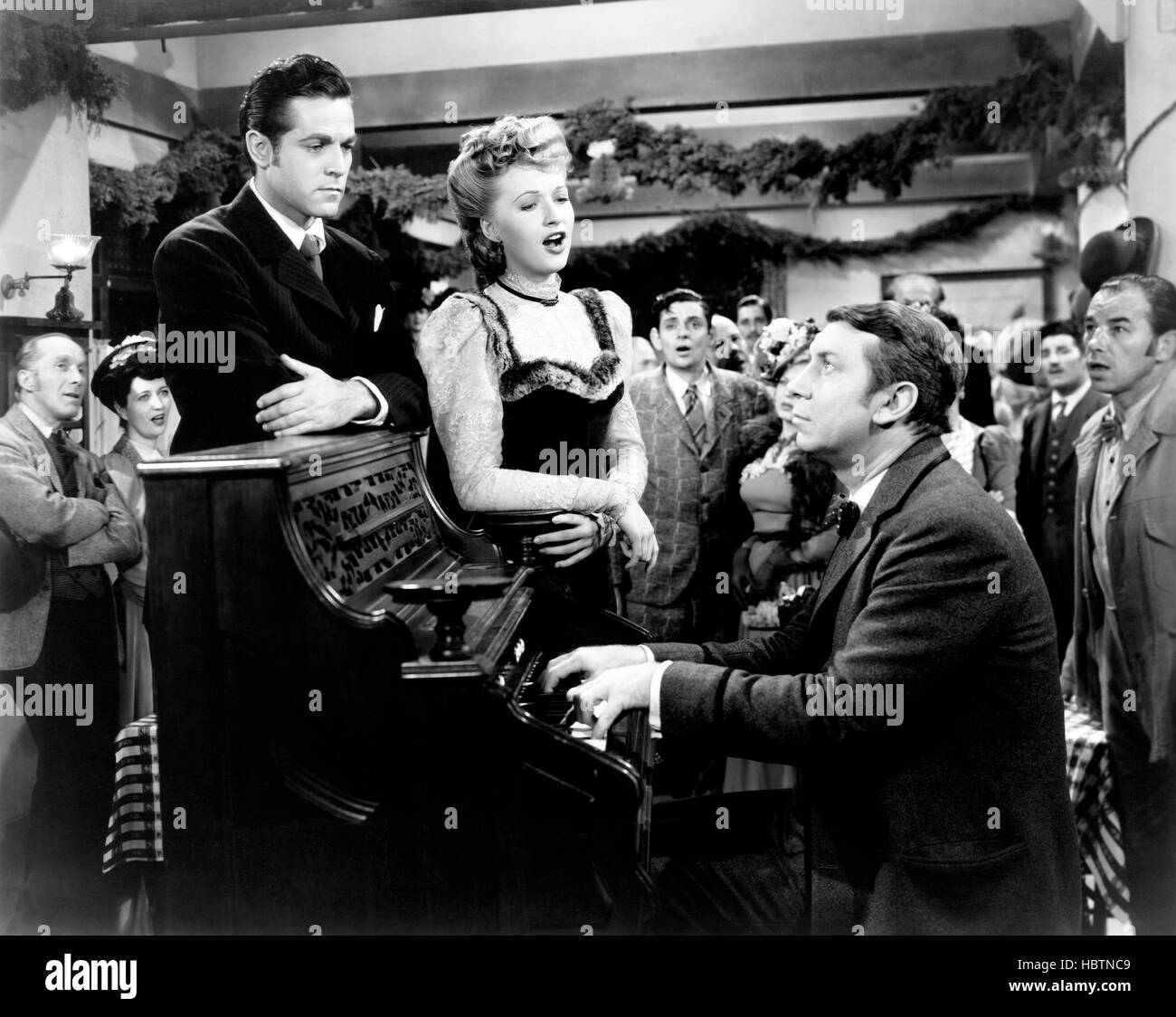 FRISCO SAL, from left, Alan Curtis, Susanna Foster, Fuzzy Knight, 1945 ...