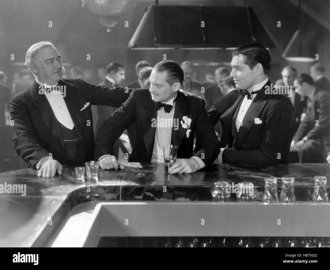 A FREE SOUL, unknown, Lionel Barrymore, Clark Gable, 1931 Stock Photo ...