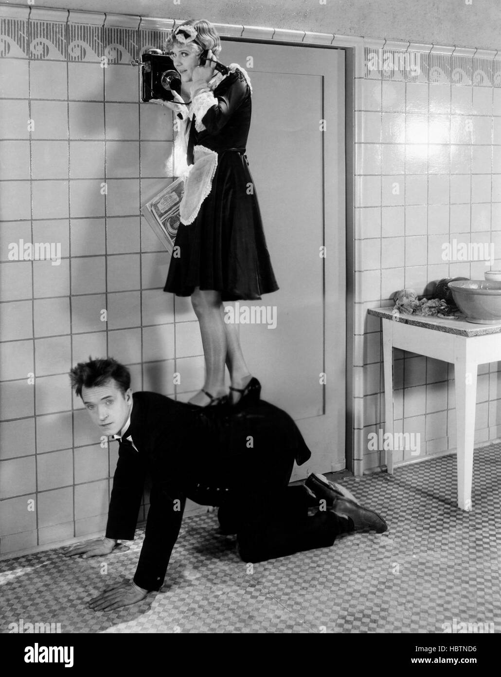 FROM SOUP TO NUTS, from top: Edna Marion, Stan Laurel, 1928 Stock Photo ...