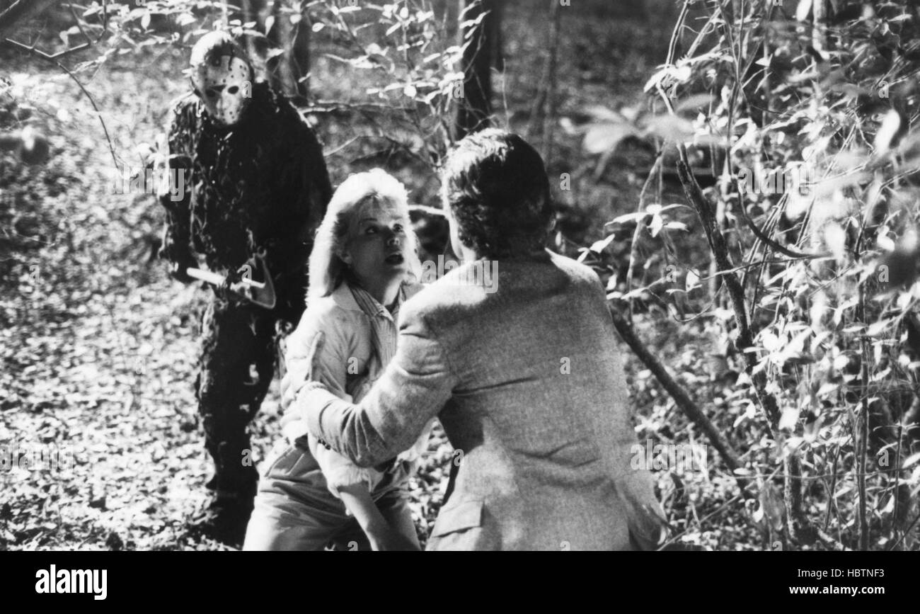 Friday the 13th jason voorhees Black and White Stock Photos & Images ...