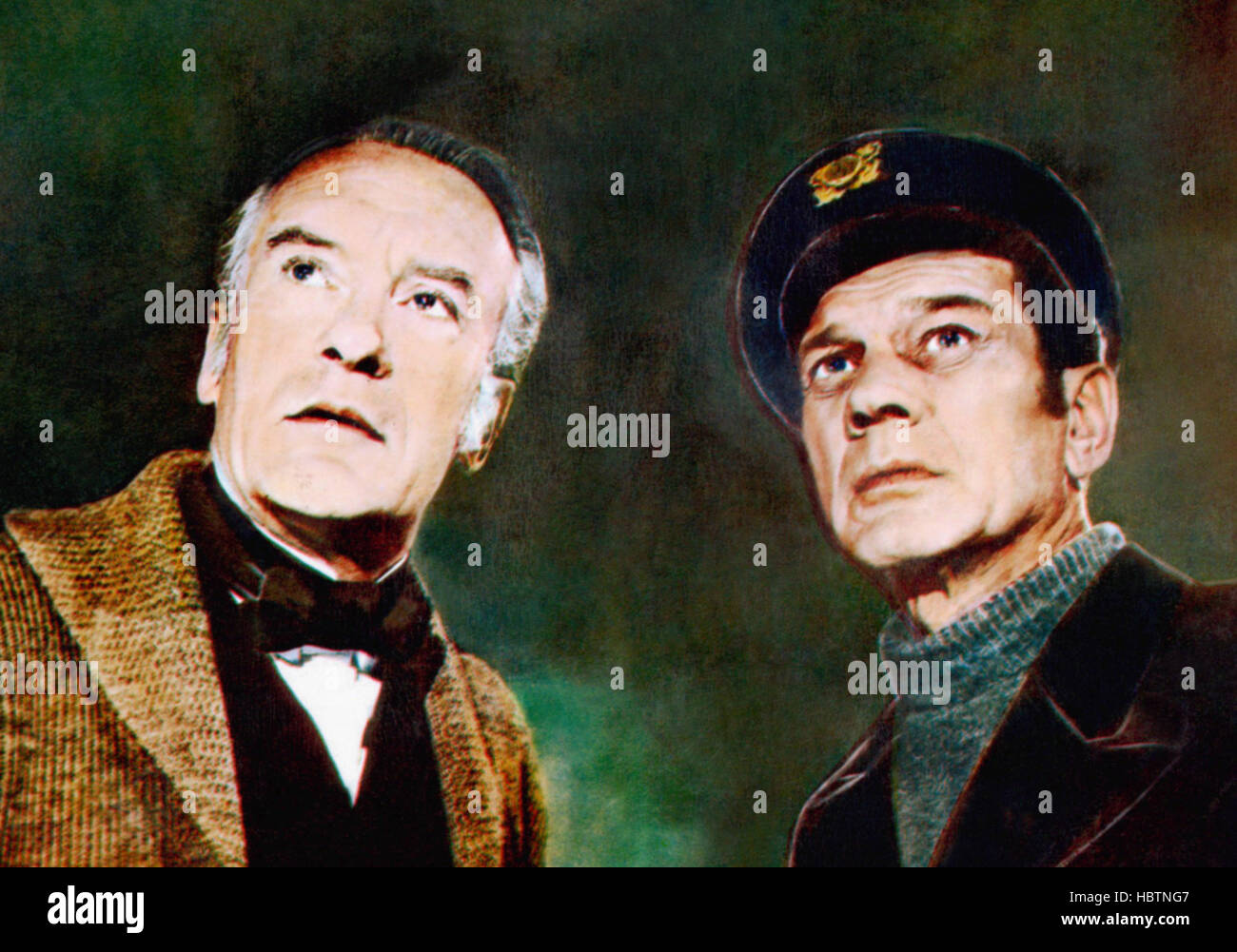 FROM THE EARTH TO THE MOON, from left, George Sanders, Joseph Cotten ...