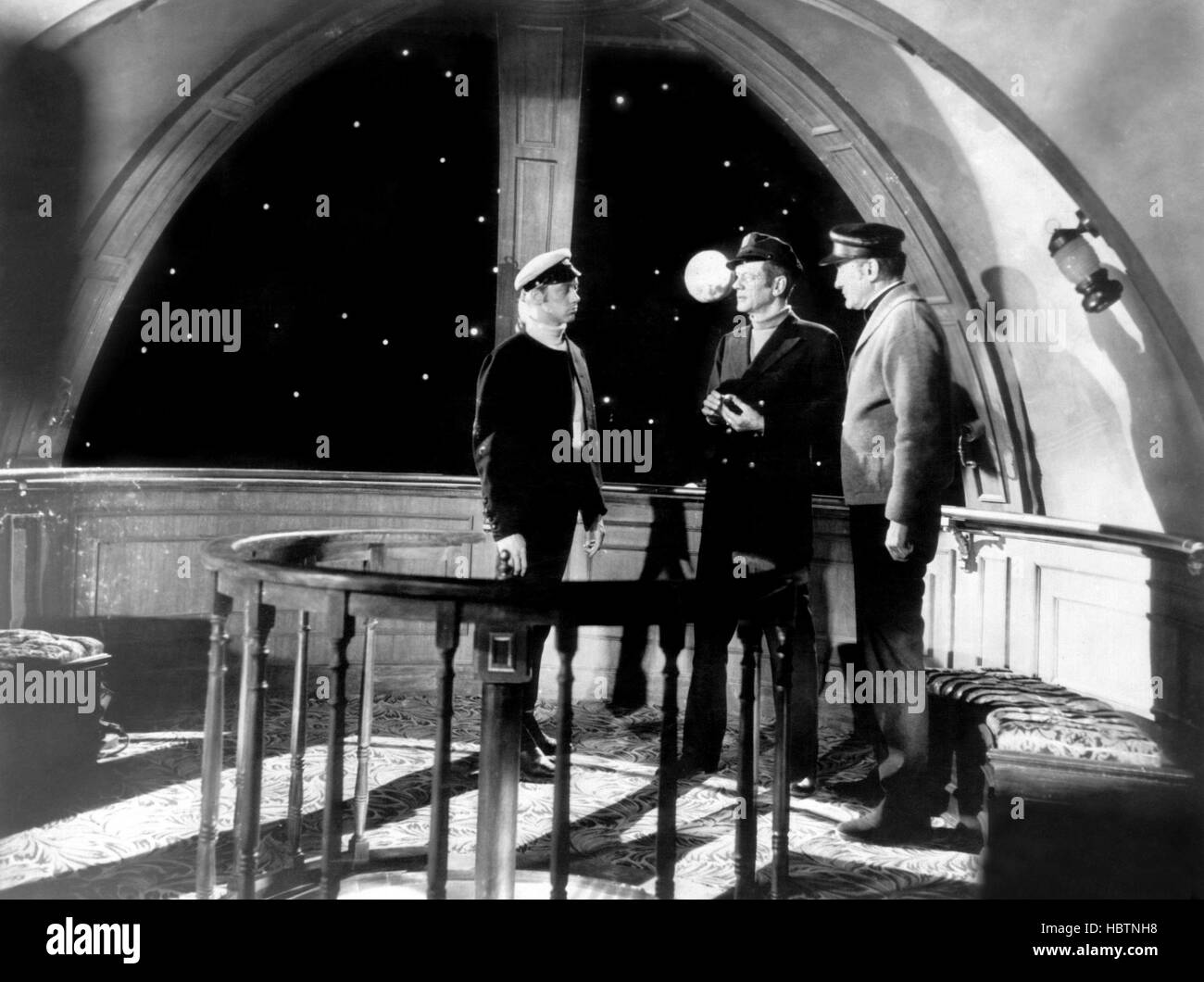 FROM THE EARTH TO THE MOON, from left, Don Dubbins, Joseph Cotten ...