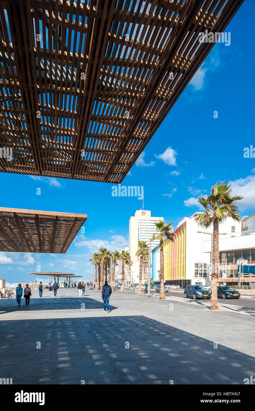 Israel, Tel Aviv, tayelet - promenade Stock Photo - Alamy