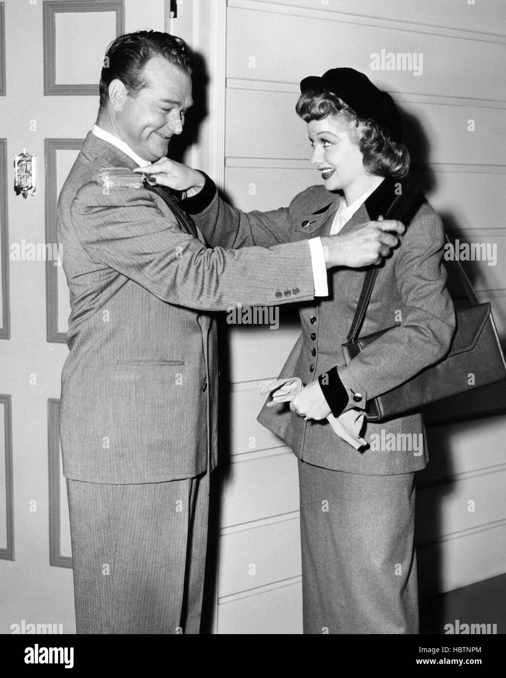 THE FULLER BRUSH GIRL, from left, Red Skelton, Lucille Ball, 1950 Stock ...