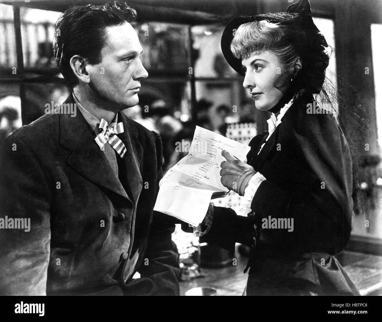 THE FURIES, Wendell Corey, Barbara Stanwyck, 1950 Stock Photo - Alamy