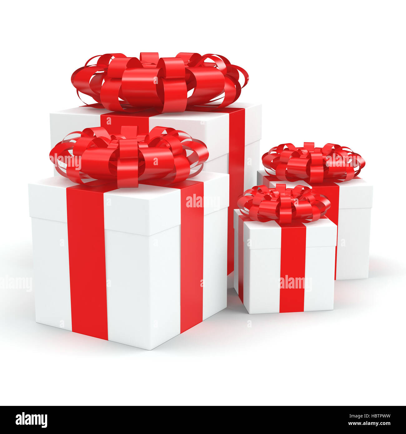 White gift box Stock Photo - Alamy