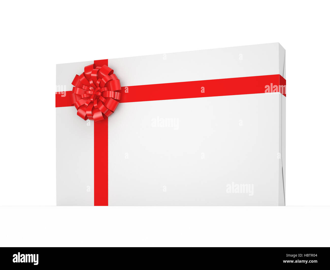 White gift box Stock Photo - Alamy