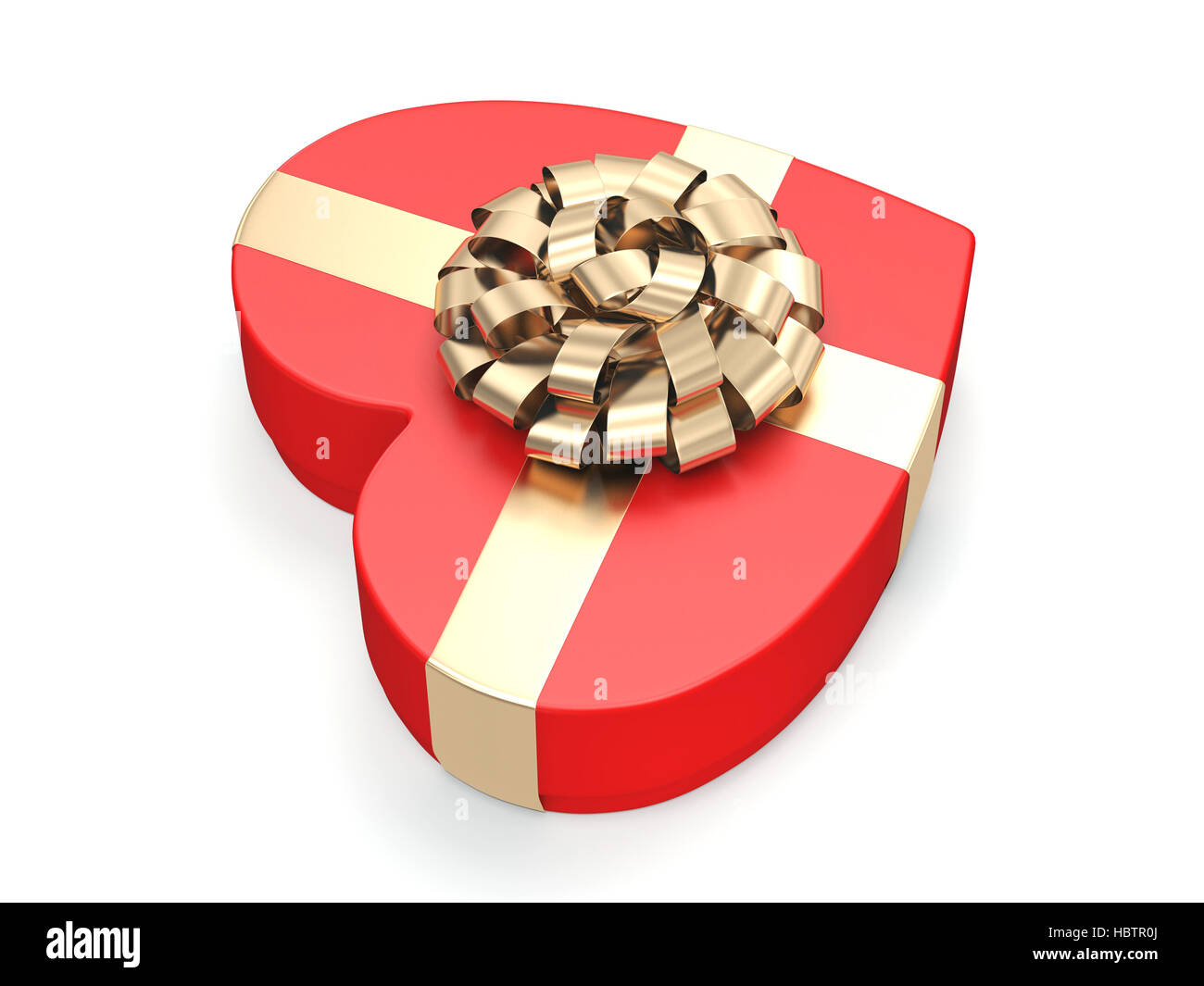 Red heart box Stock Photo - Alamy