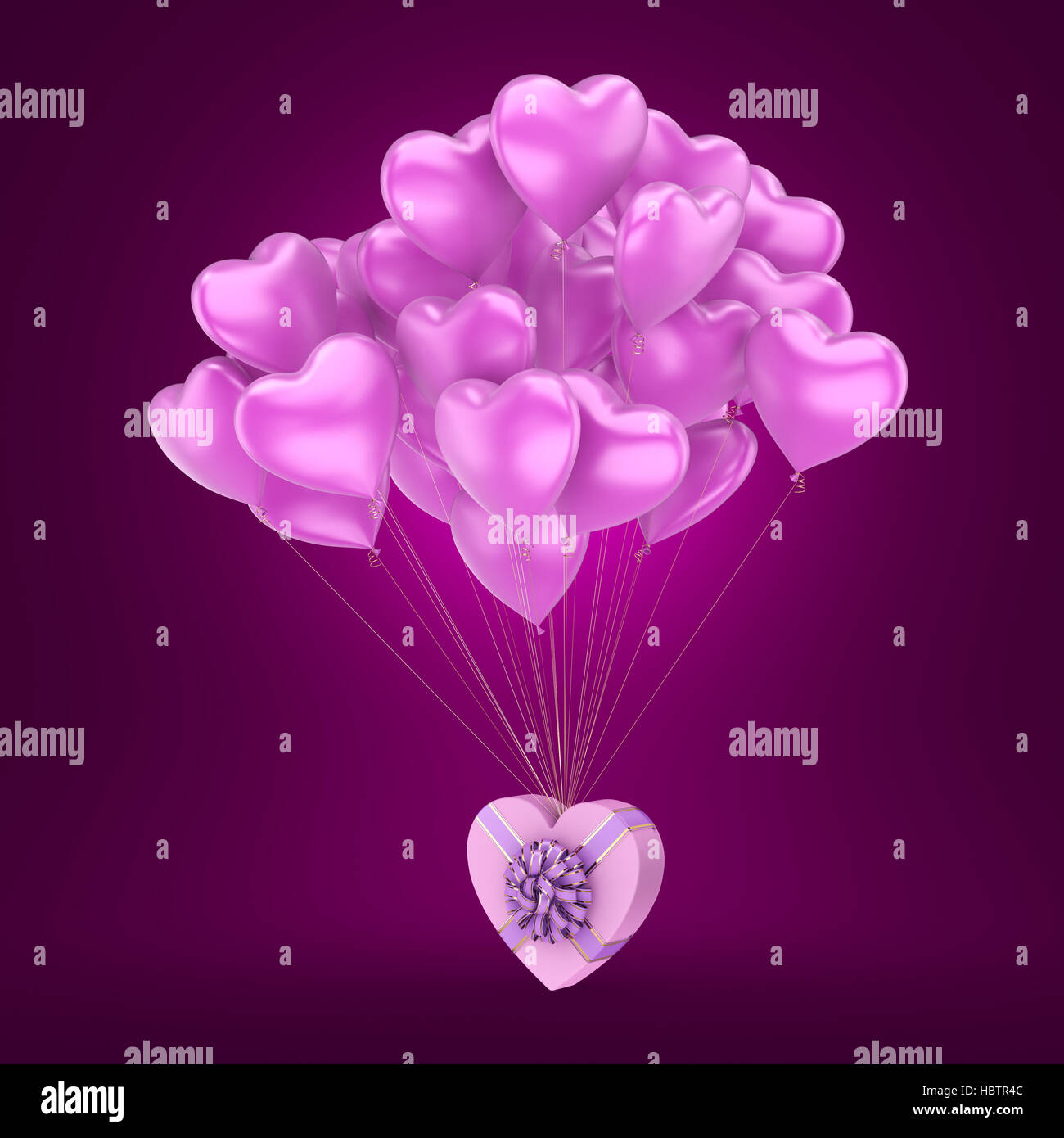 3D rendering balloons Stock Photo - Alamy