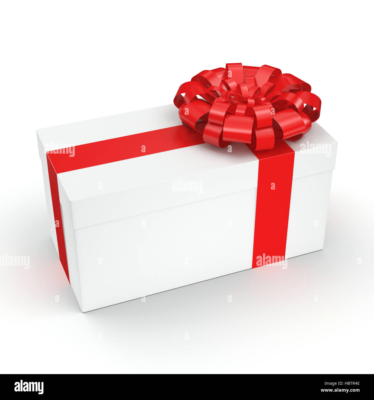 White gift box Stock Photo - Alamy