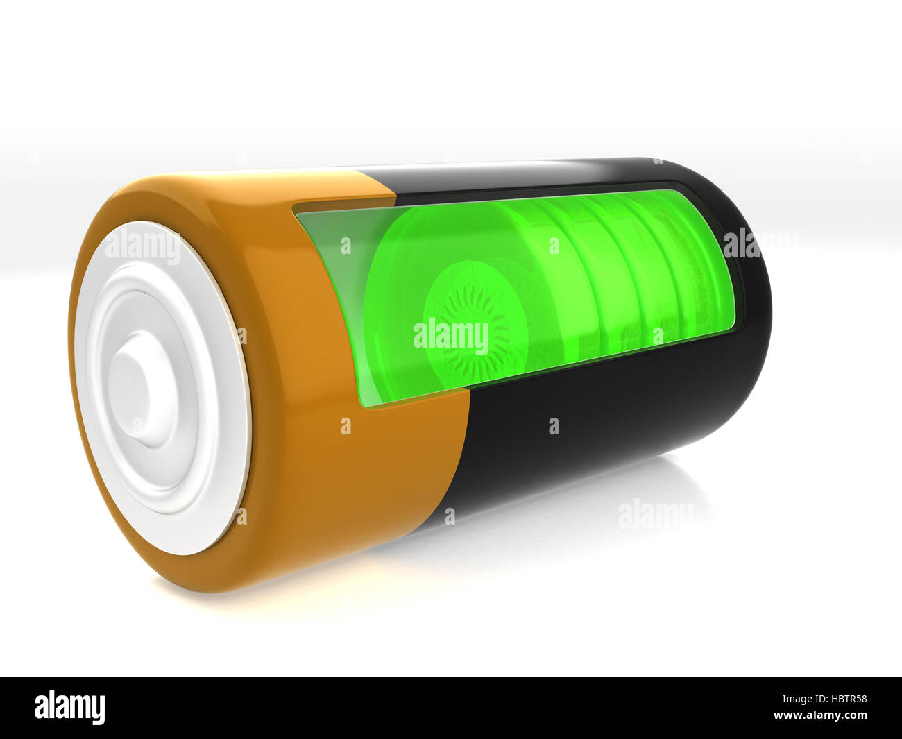 A battery model Stock Photo - Alamy