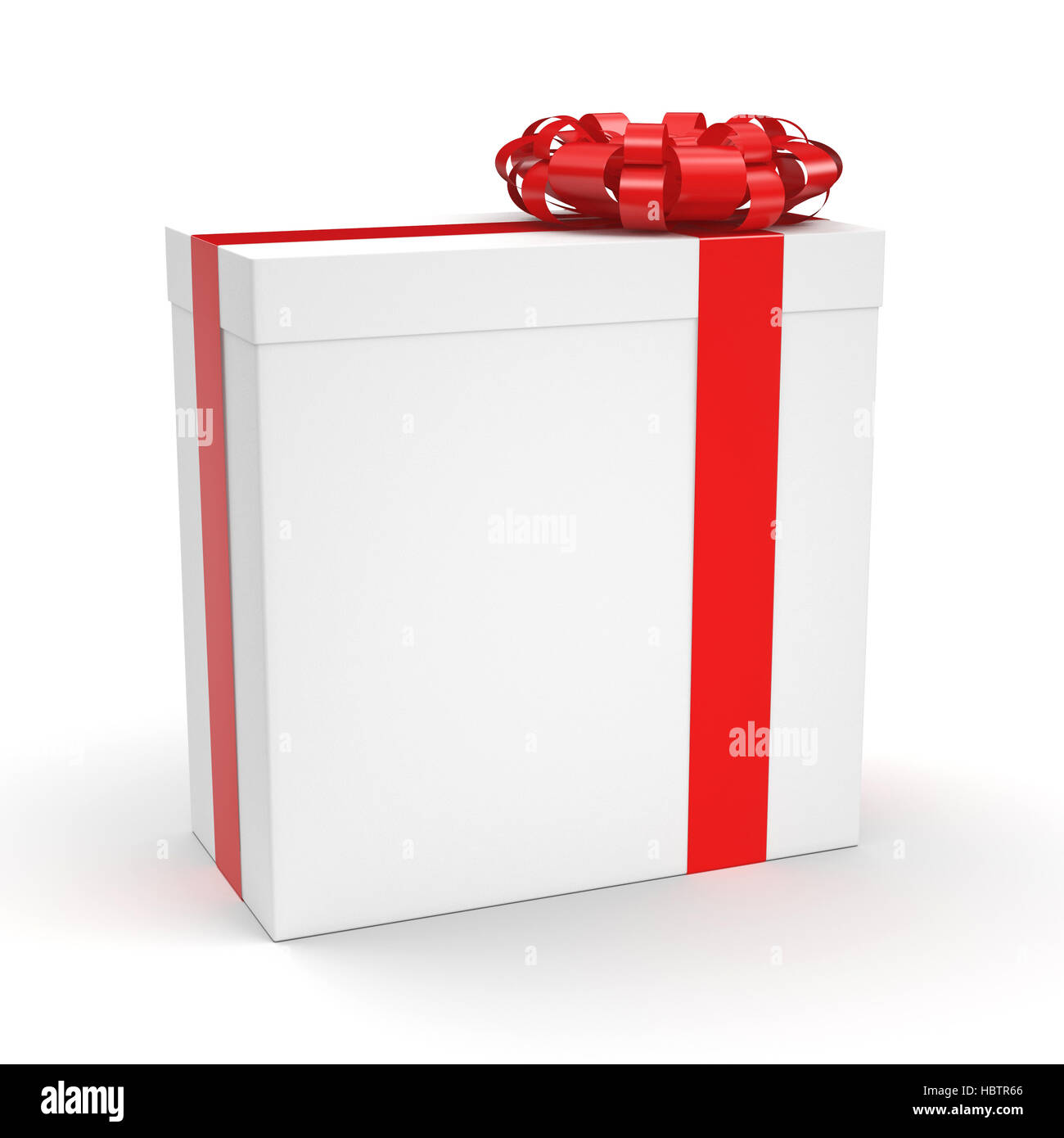 White gift box Stock Photo - Alamy