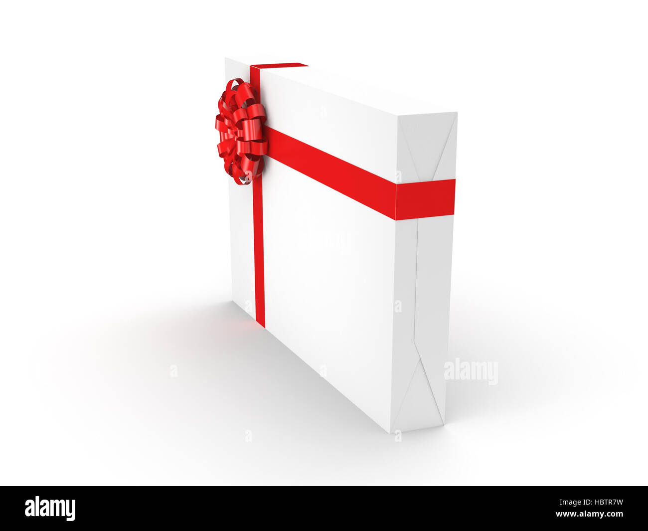 White gift box Stock Photo - Alamy