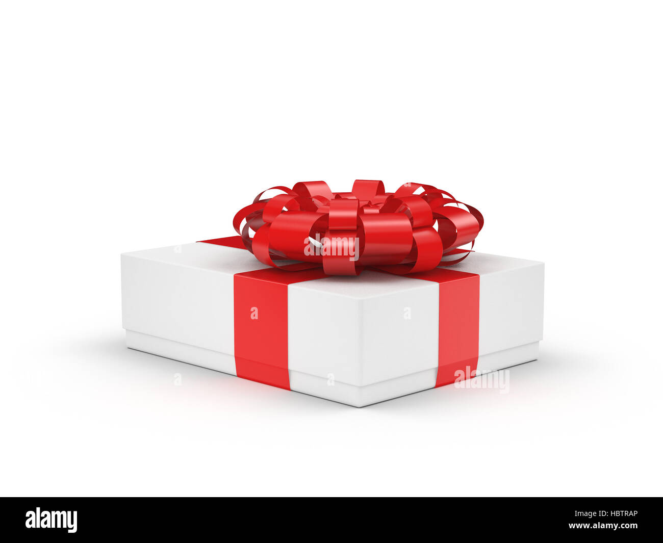 White gift box Stock Photo - Alamy