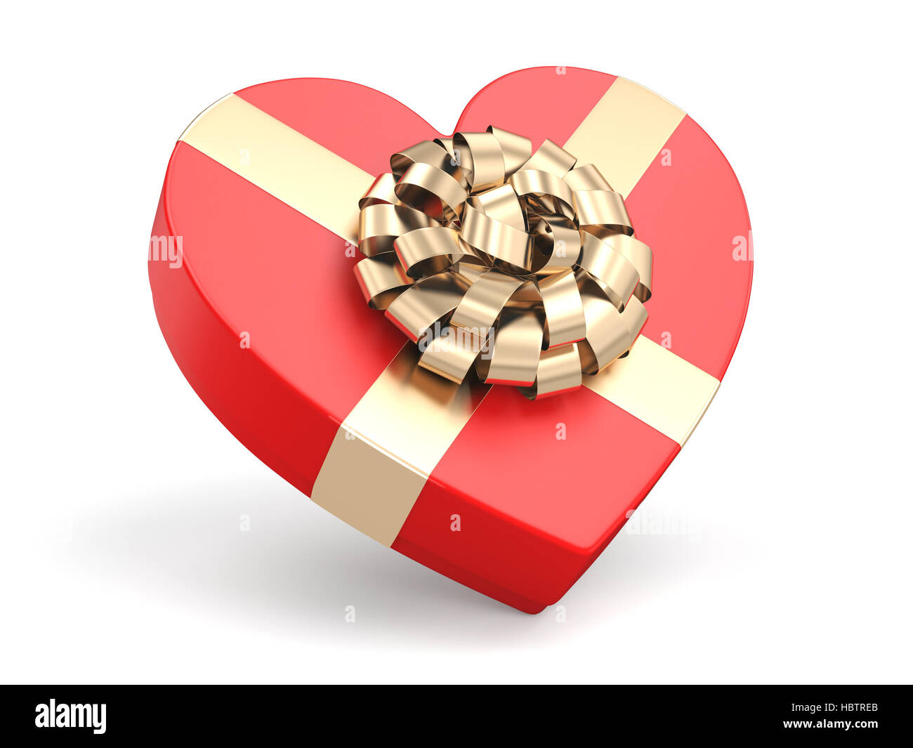 Red heart box Stock Photo - Alamy