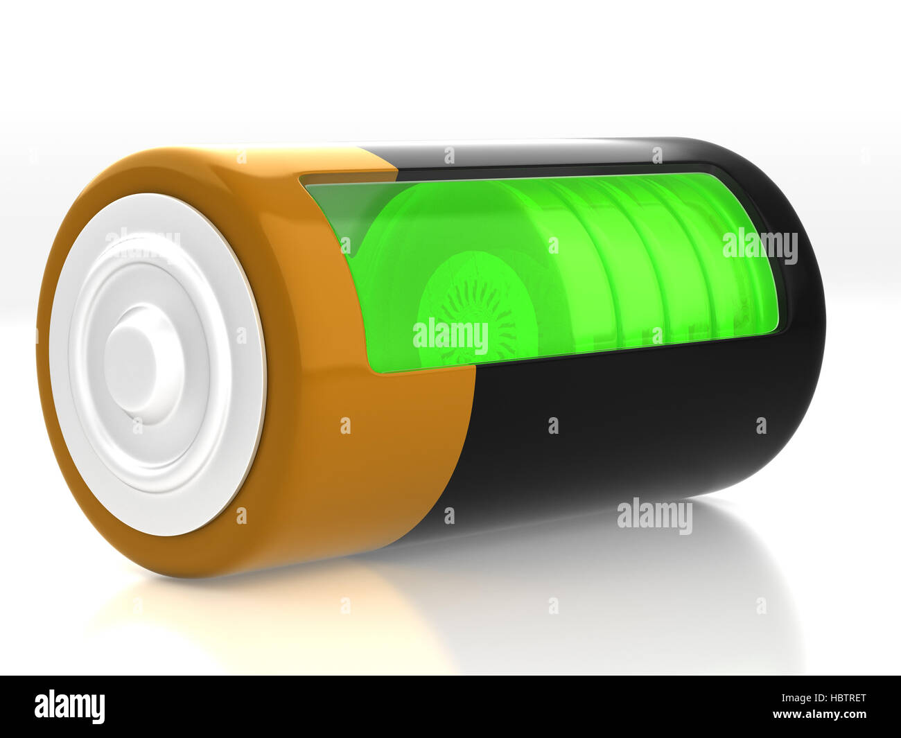 A battery model Stock Photo - Alamy