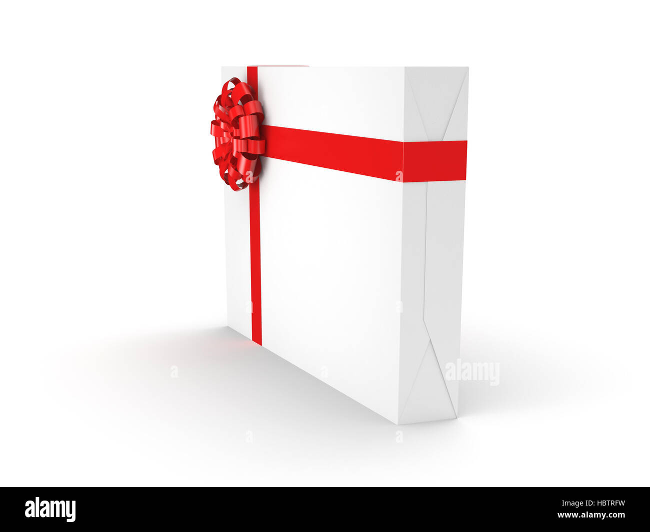 White gift box Stock Photo - Alamy