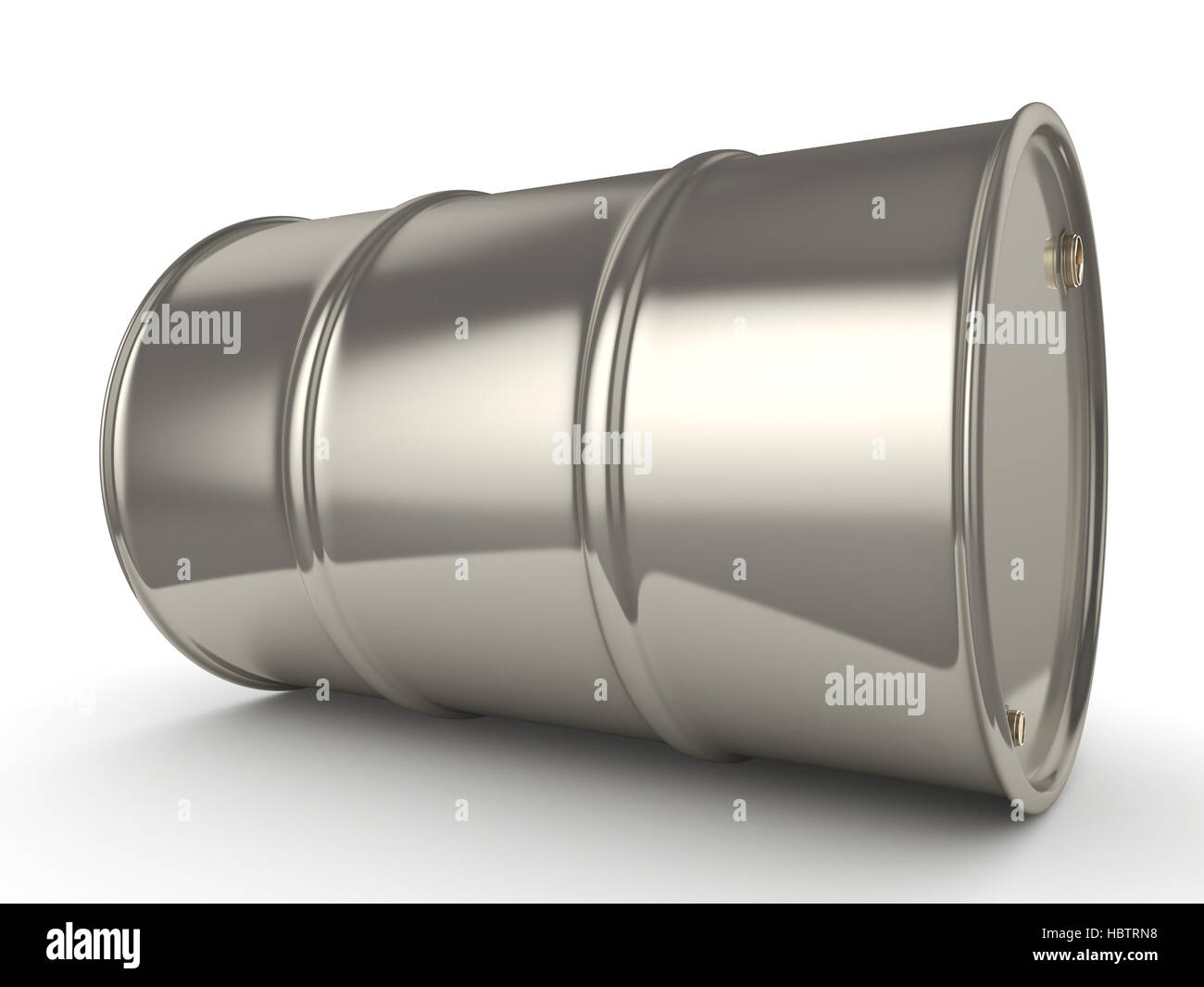 Shiny chrome barrel Stock Photo - Alamy