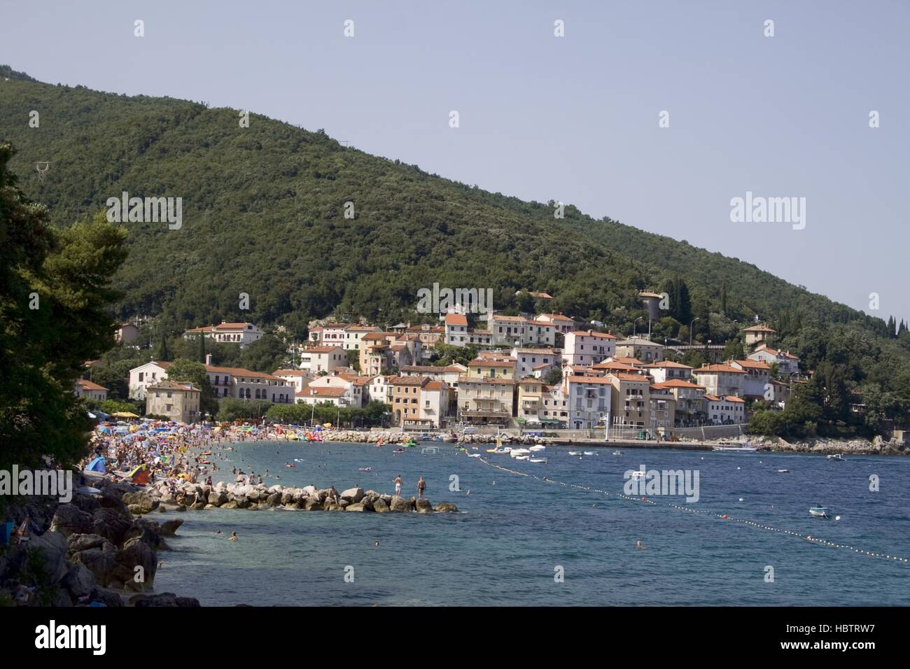 Mošćenička Draga in Croatia Stock Photo - Alamy