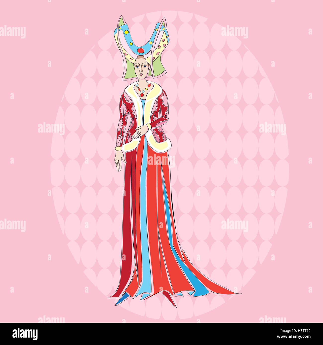 medieval costume woman Stock Photo - Alamy