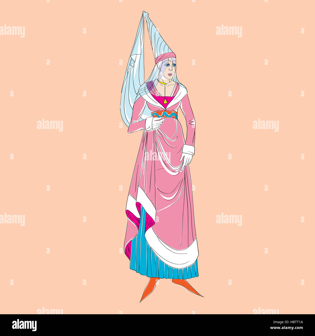 fictional costume woman Stock Photo - Alamy