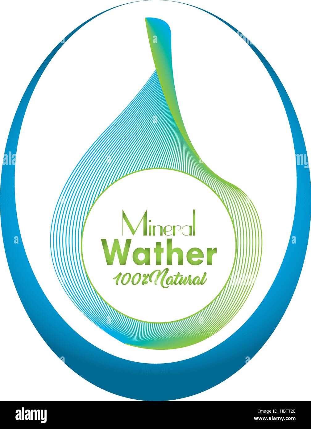 Isolated abstract mineral water logo, Vector illustration Stock Vector ...