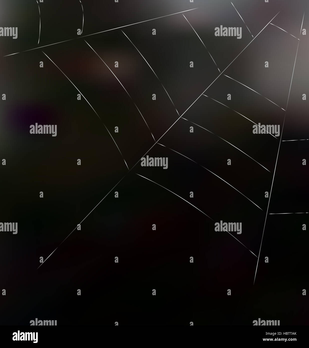 Trap spider web on dark background Stock Photo - Alamy