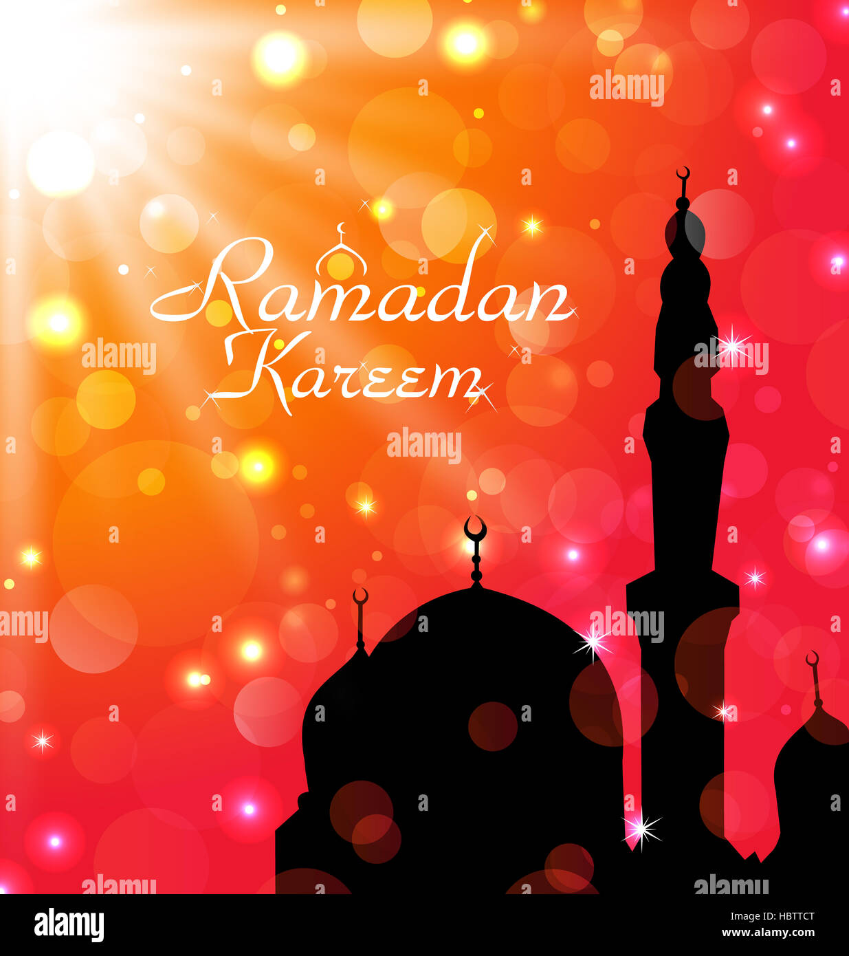 Celebration card for Ramadan Kareem Stock Photo - Alamy