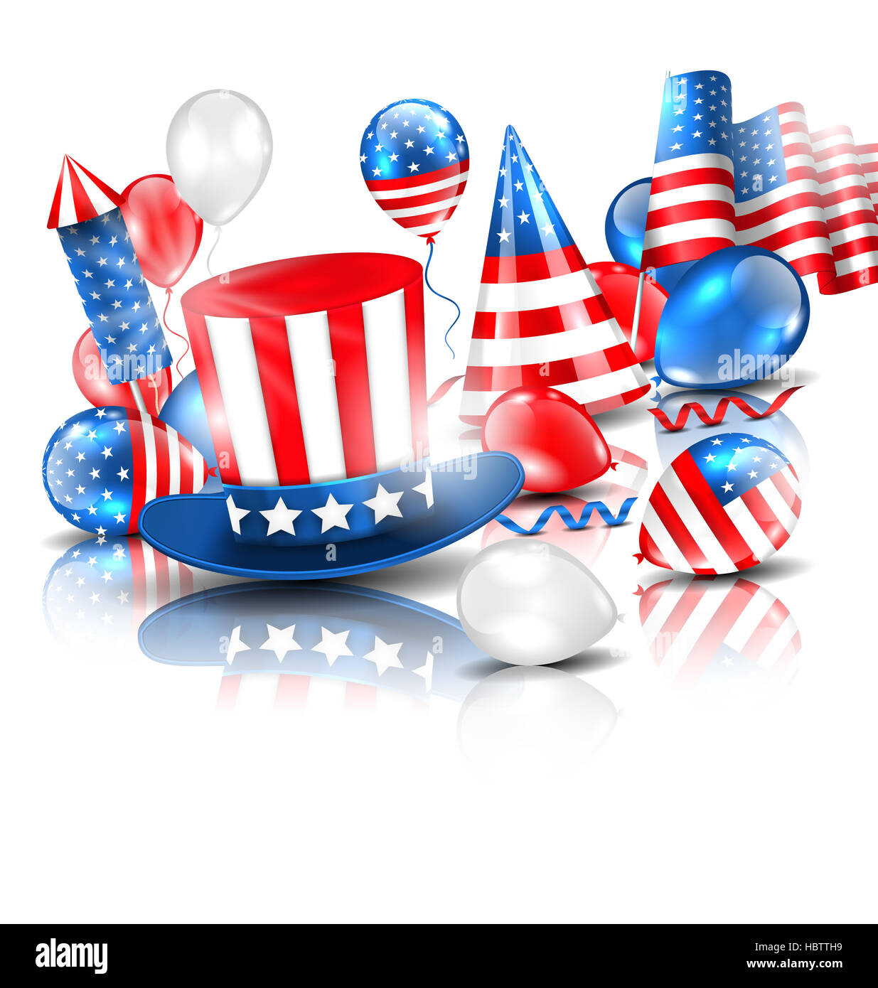 Patriotic holidays Cut Out Stock Images & Pictures - Alamy