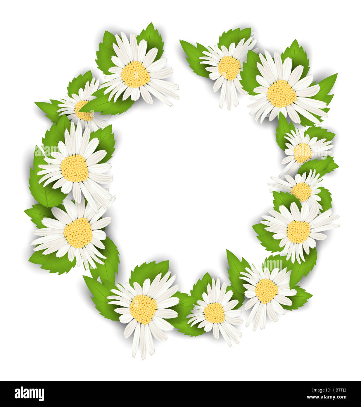 Round yellow frame made Cut Out Stock Images & Pictures - Alamy