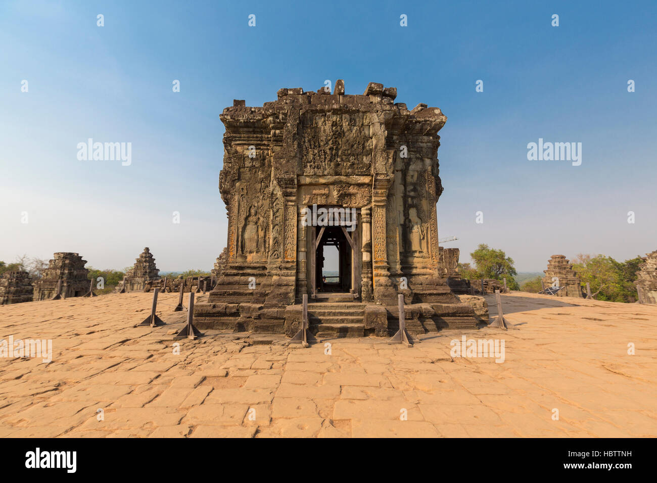 Phnom bakheng Temple in Angkor. Siem reap, UNESCO site Cambodia Stock ...