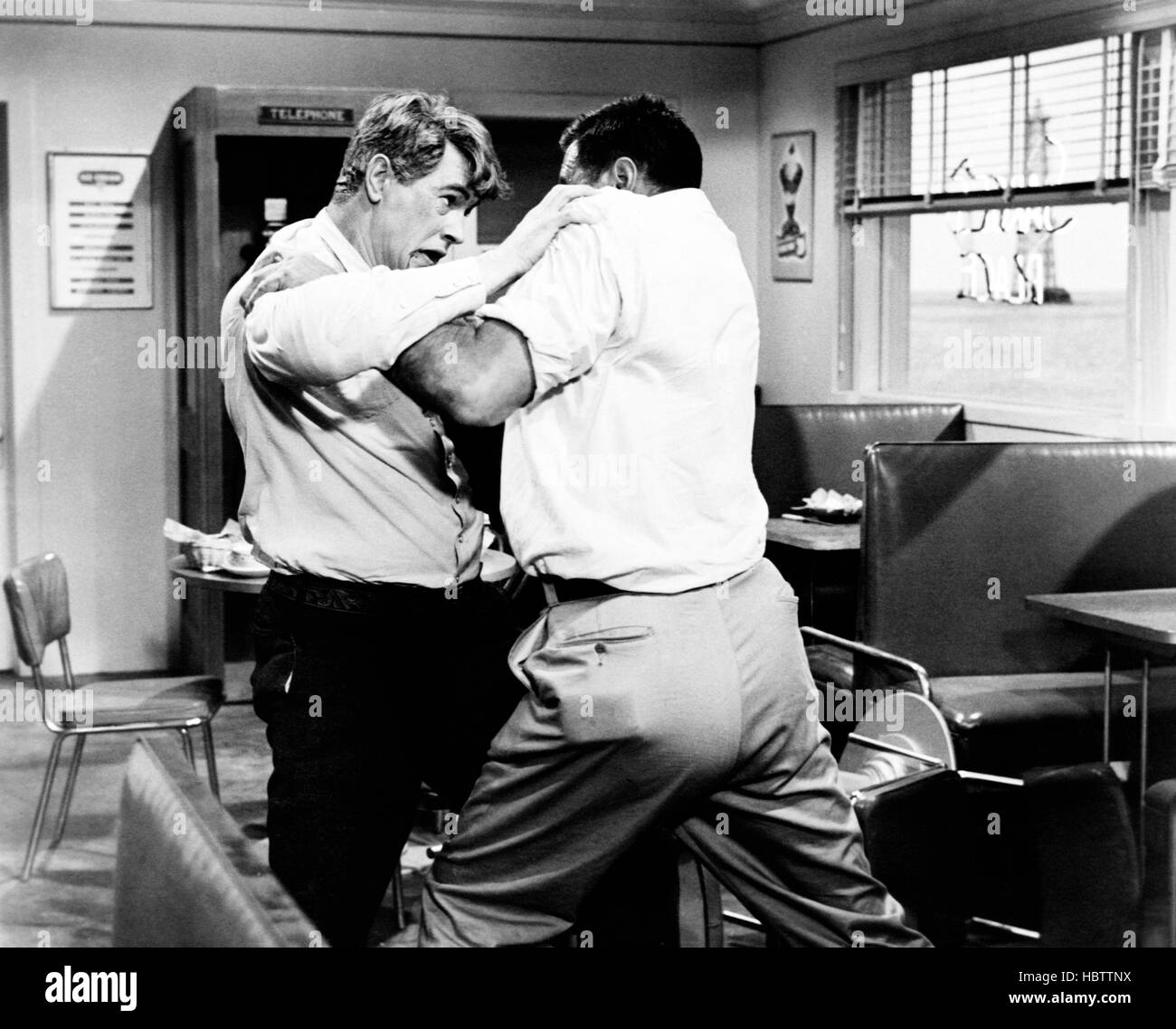 GIANT, from left: Rock Hudson, Mickey Simpson, 1956 Stock Photo - Alamy