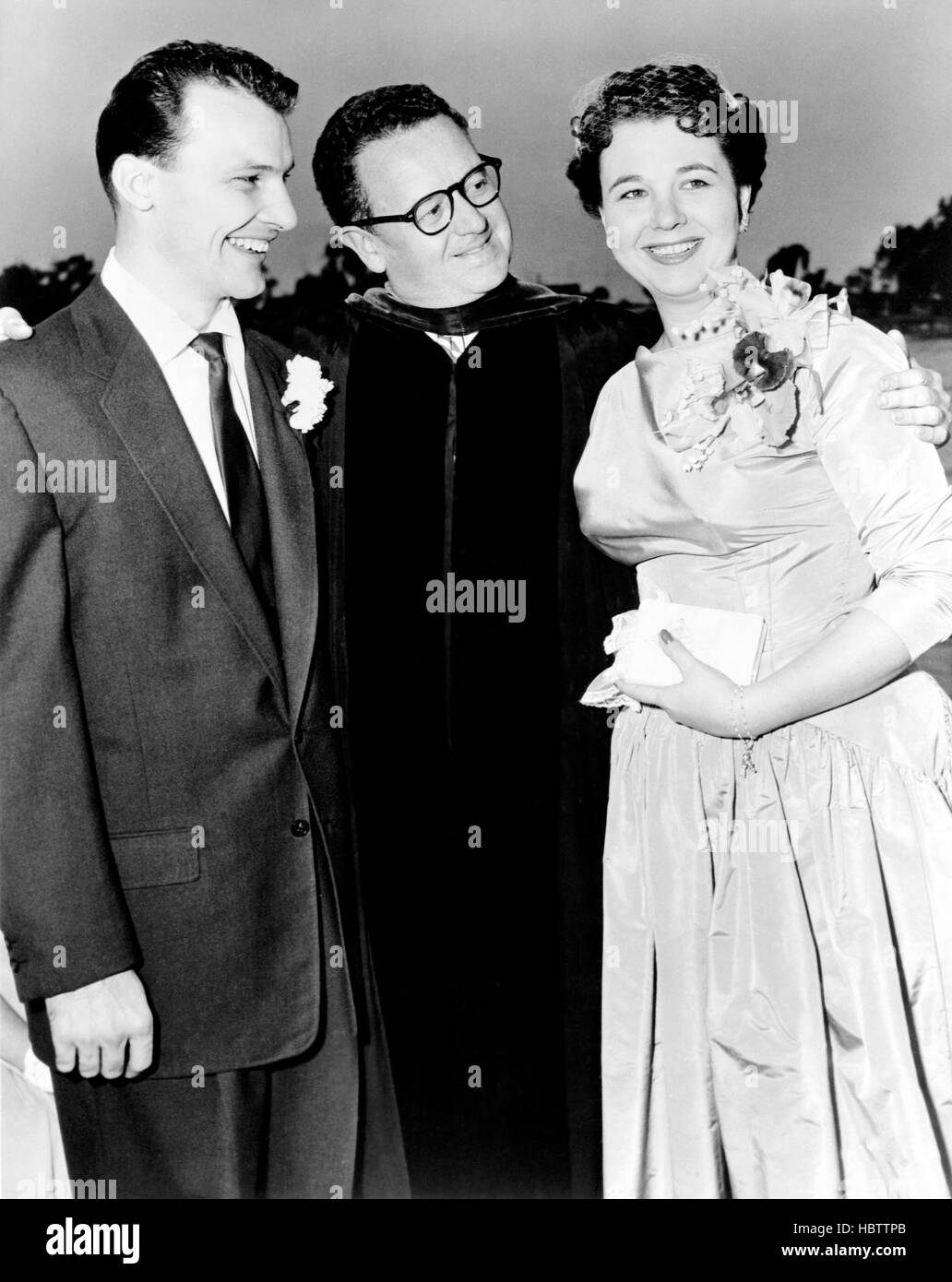 GIANT, Ken Errair (left), Jane Withers (right) with the minister who ...